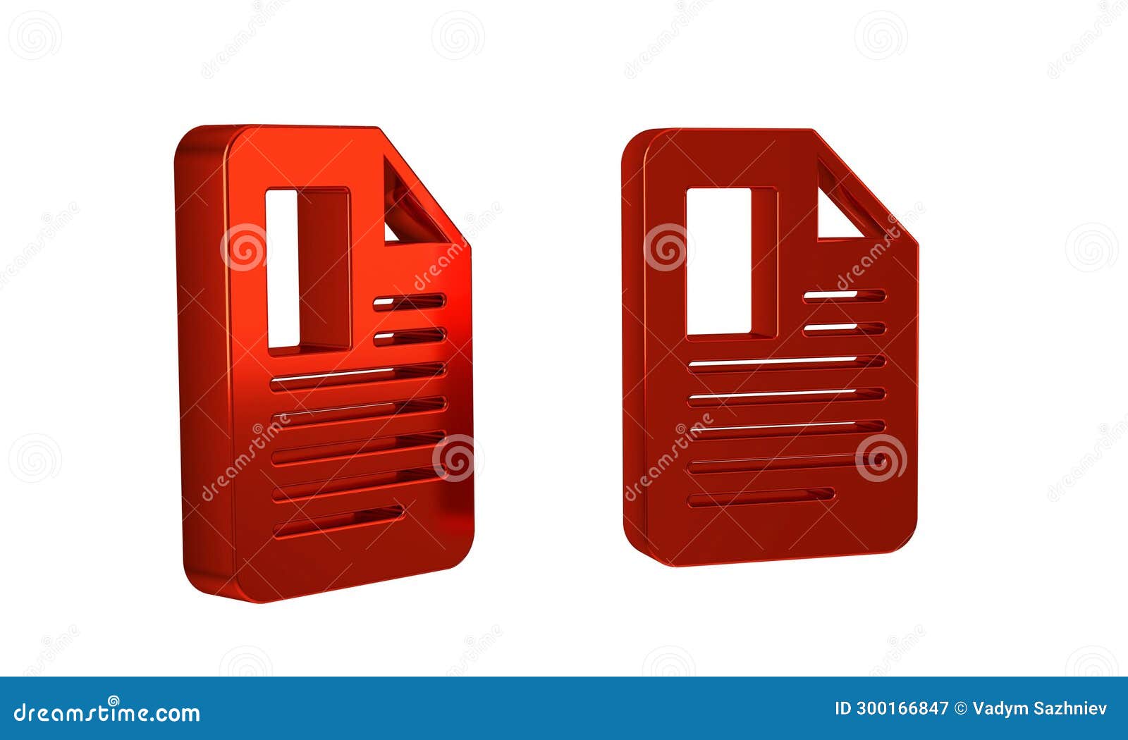 Red File Document Icon Isolated on Transparent Background. Checklist ...