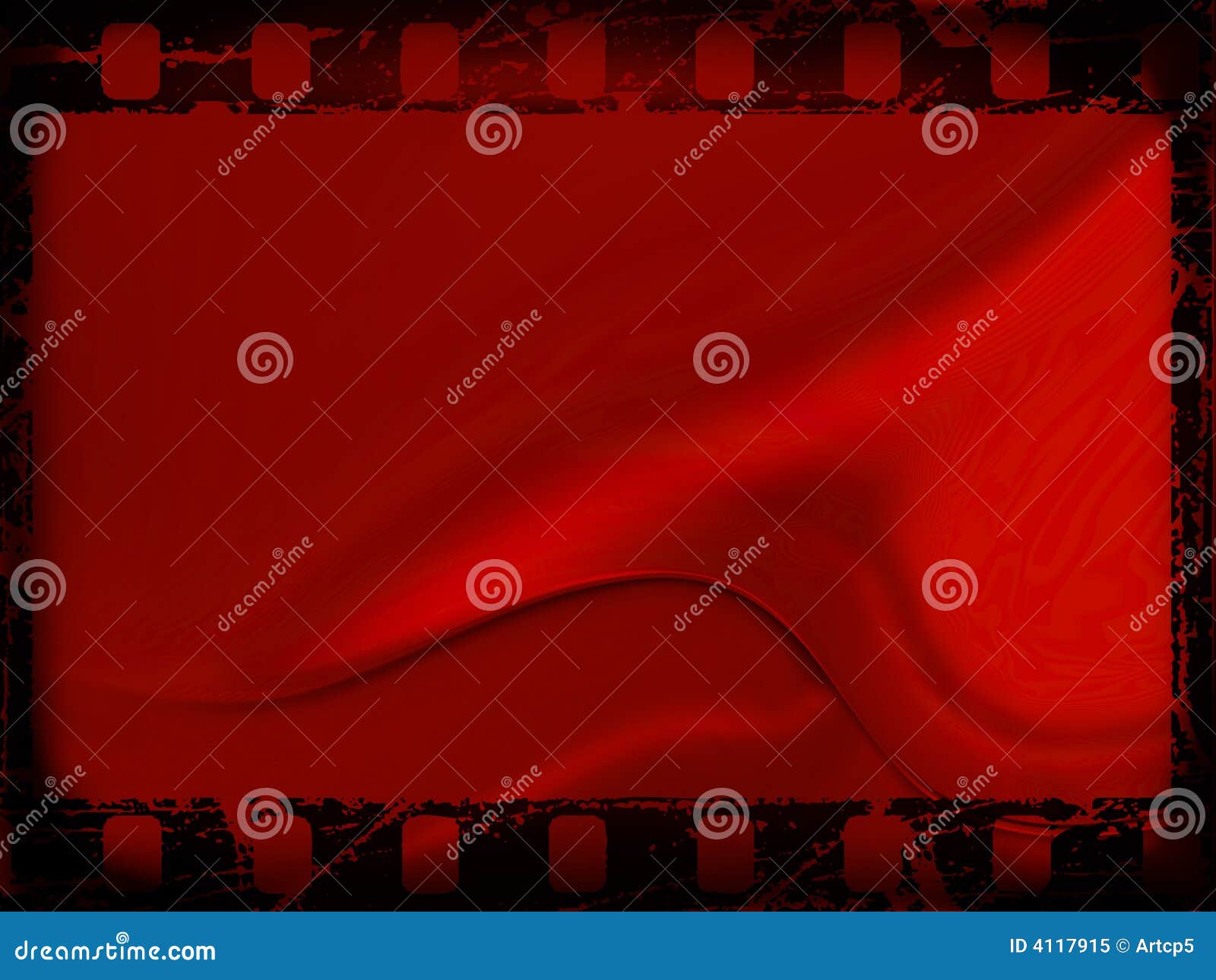 Red film frame stock illustration. Illustration of border - 4117915
