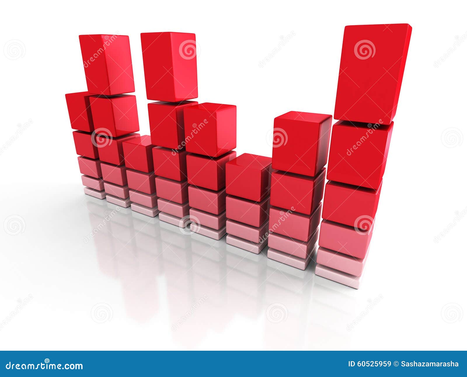 Red Finance Business Bar Chart Graph Stock Image - Image of money ...