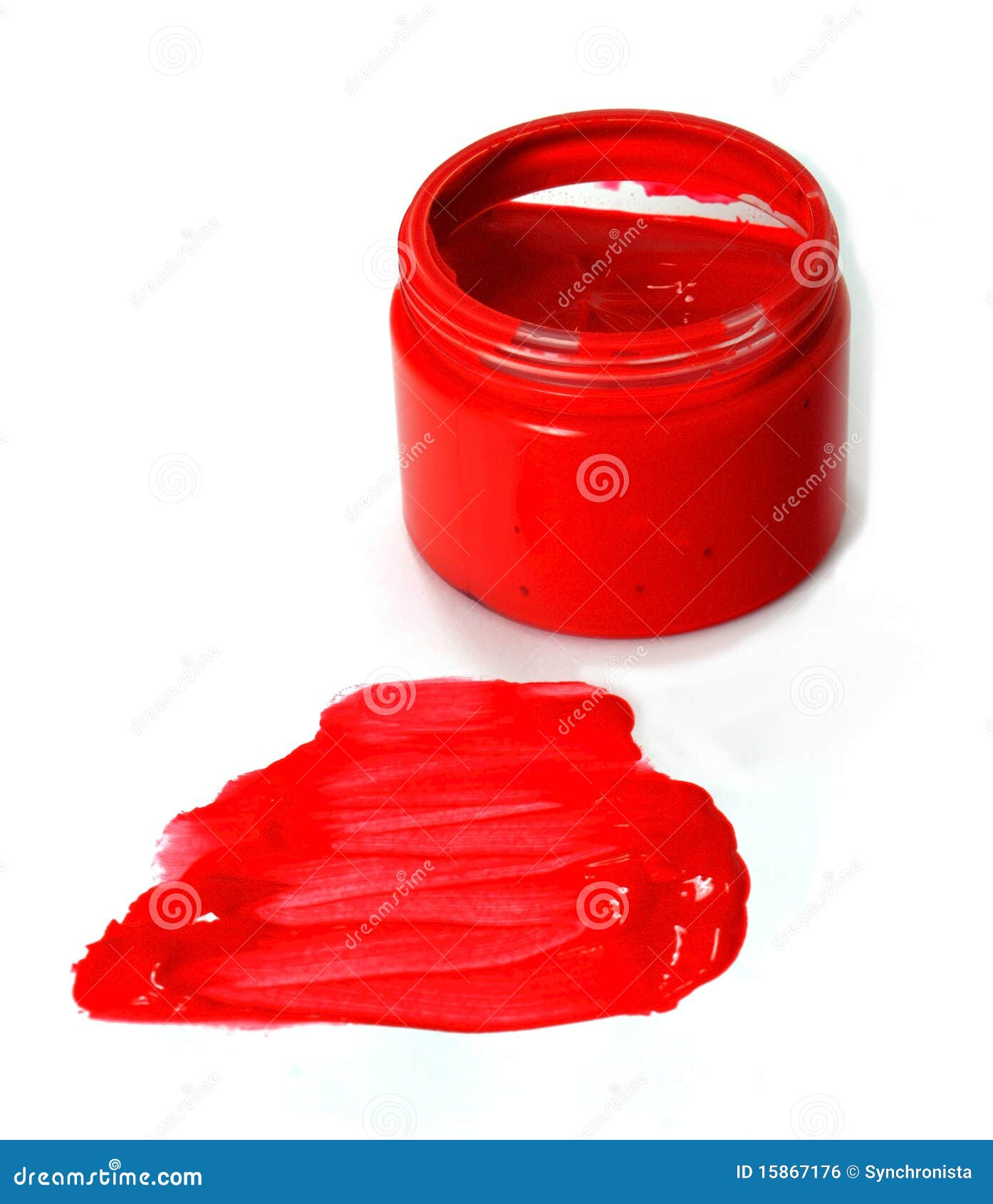 Red finger paint stock photo. Image of fingerpainting - 15867176