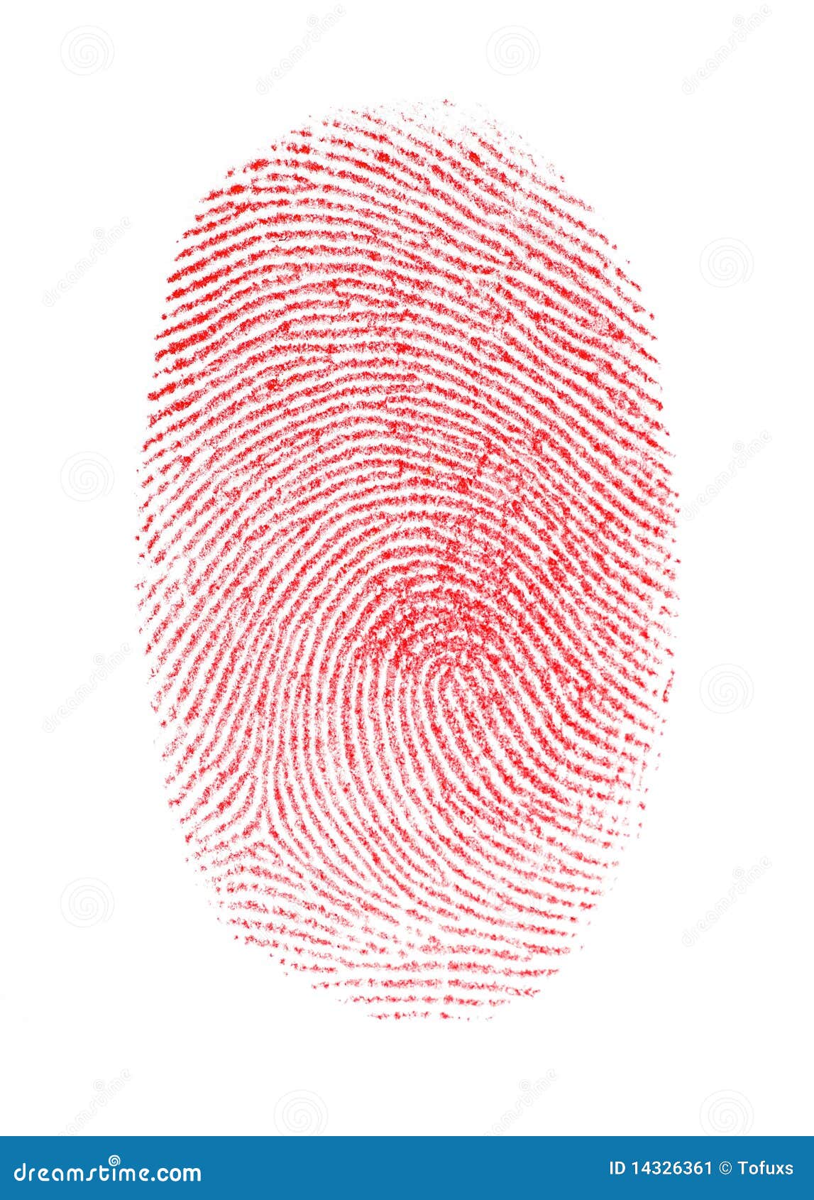 Red Fingerprint stock illustration. Illustration of people - 14326361