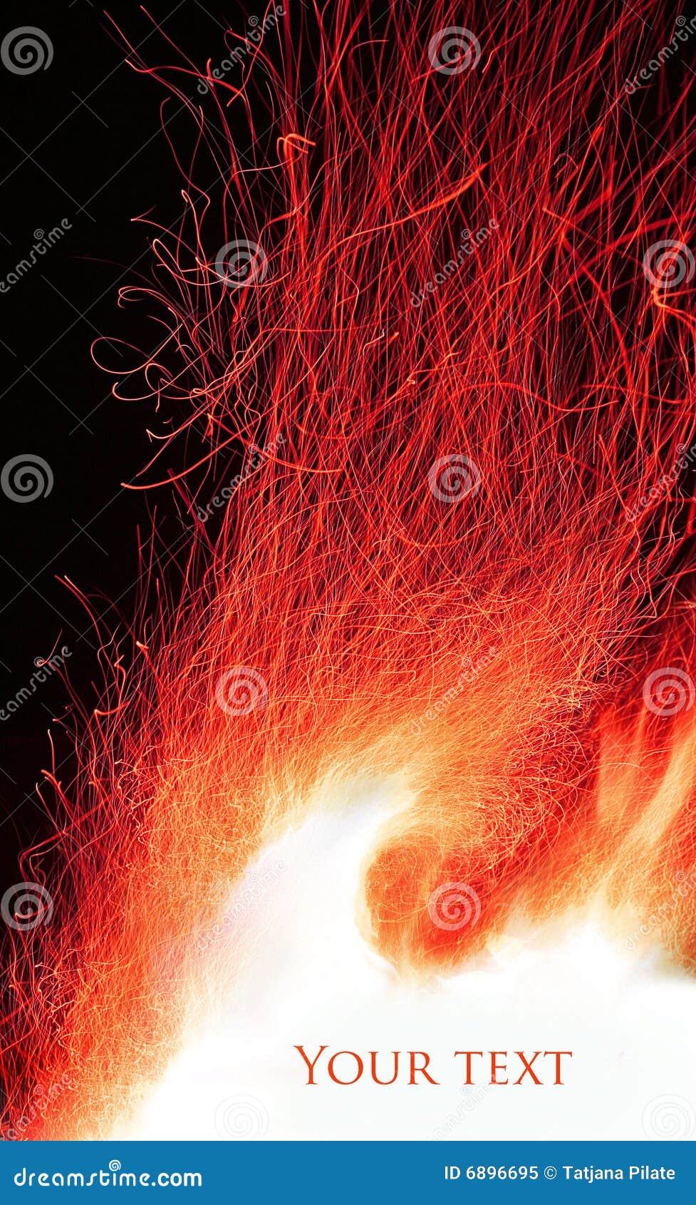 Red fire stock image. Image of bonfire, embers, billboard - 6896695
