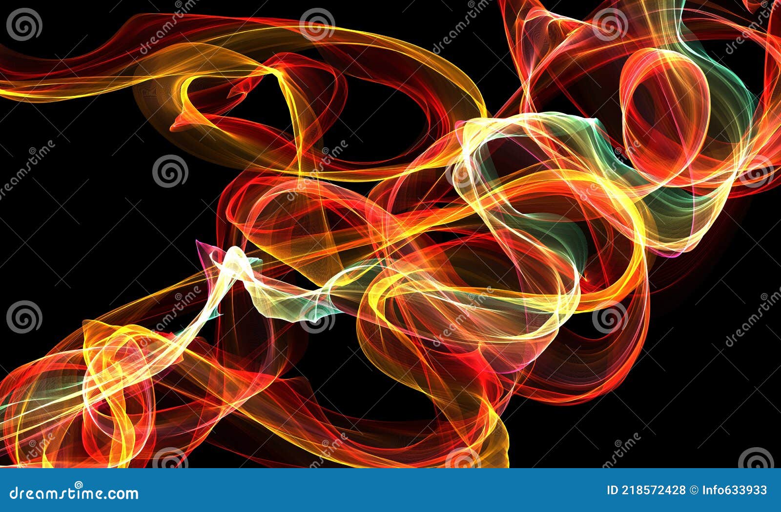 Red Fire Abstract Pattern Illustration Background. Stock Illustration ...