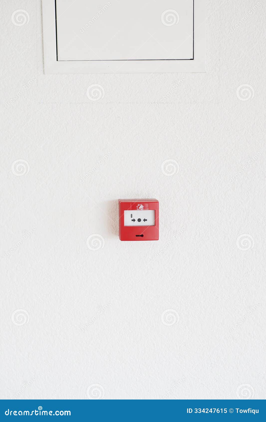 Red Fire Alarm Button on Wall , Stock Image - Image of safety, buttons ...