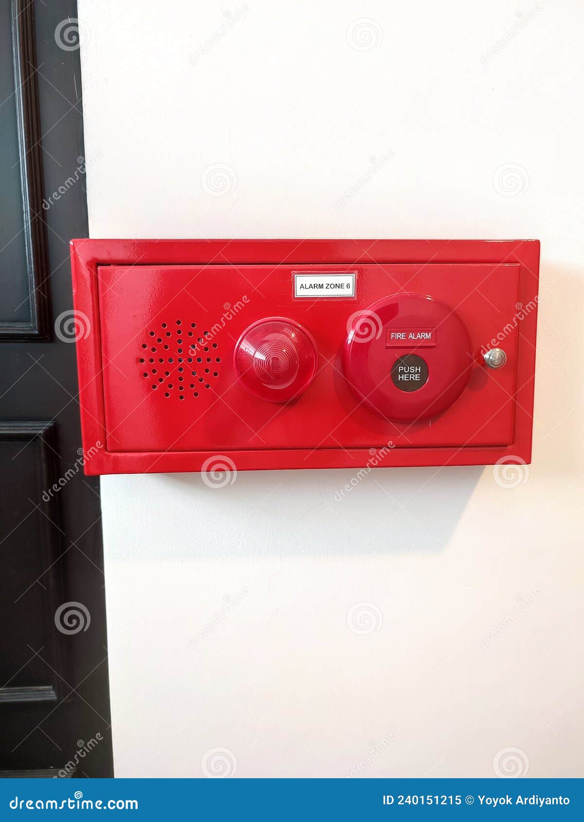Red Fire Alarm for Home Safety Stock Image - Image of home, fire: 240151215