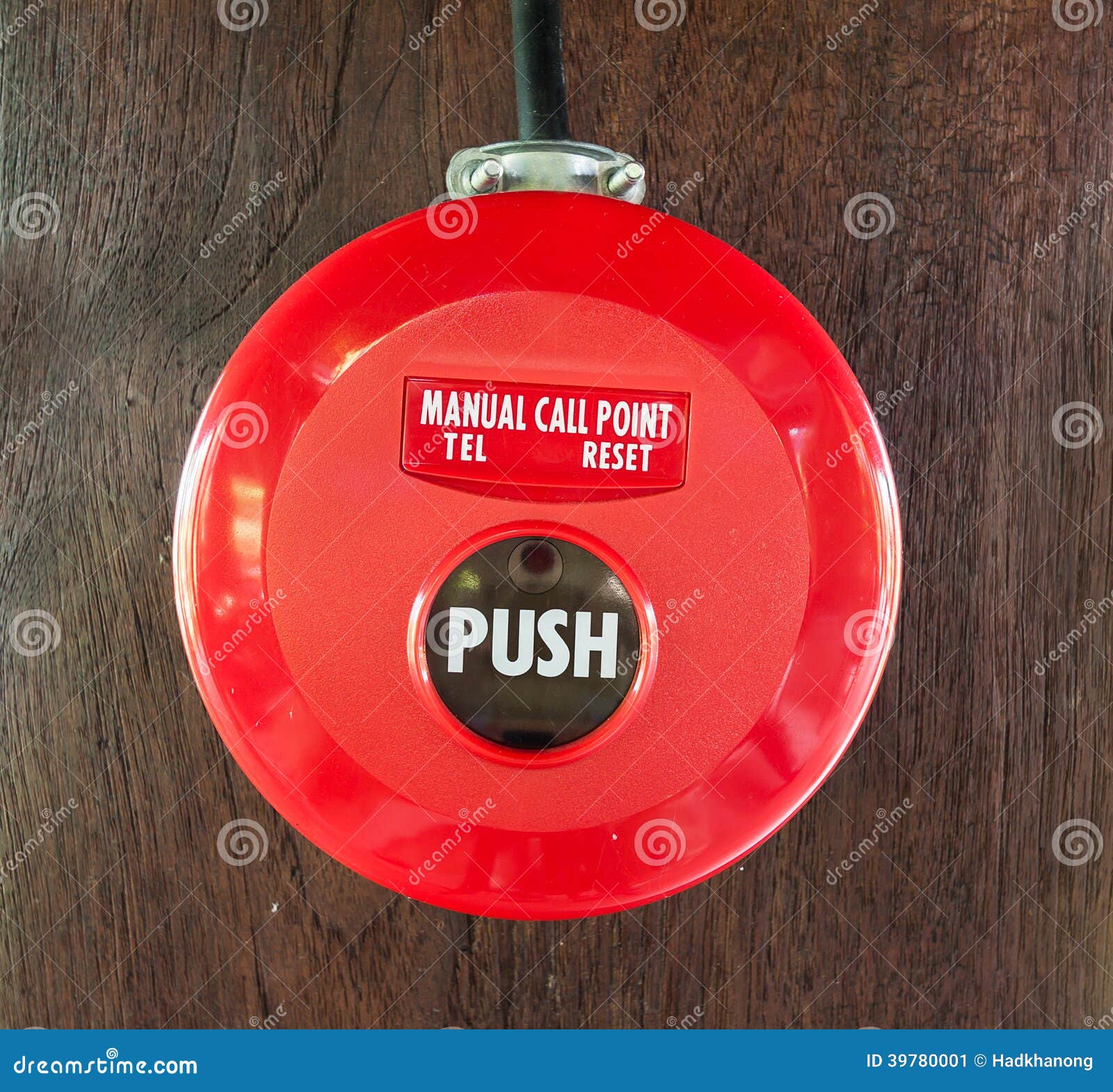 Red fire alarm stock image. Image of button, emergency - 39780001