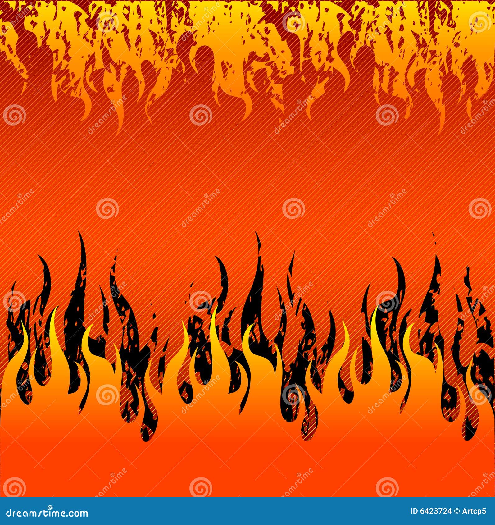 Red Fire background stock vector. Illustration of artwork - 6423724