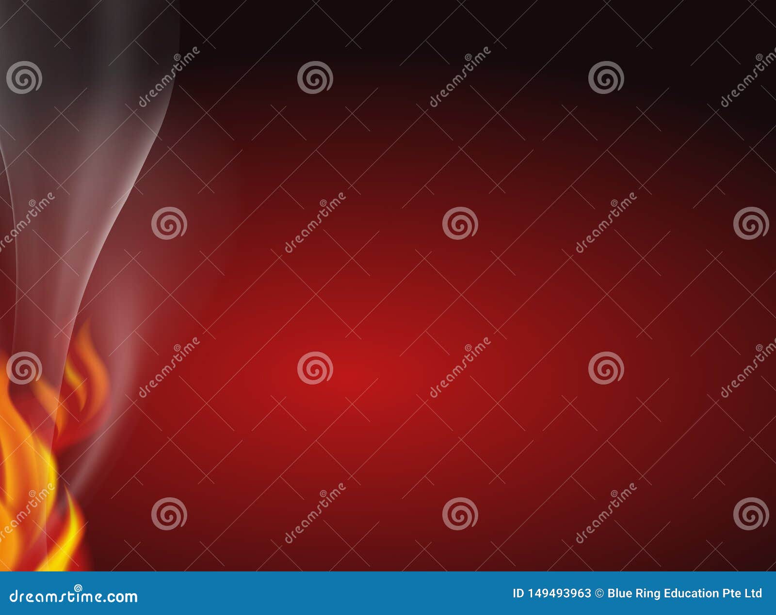 A red fire background stock vector. Illustration of sign - 149493963