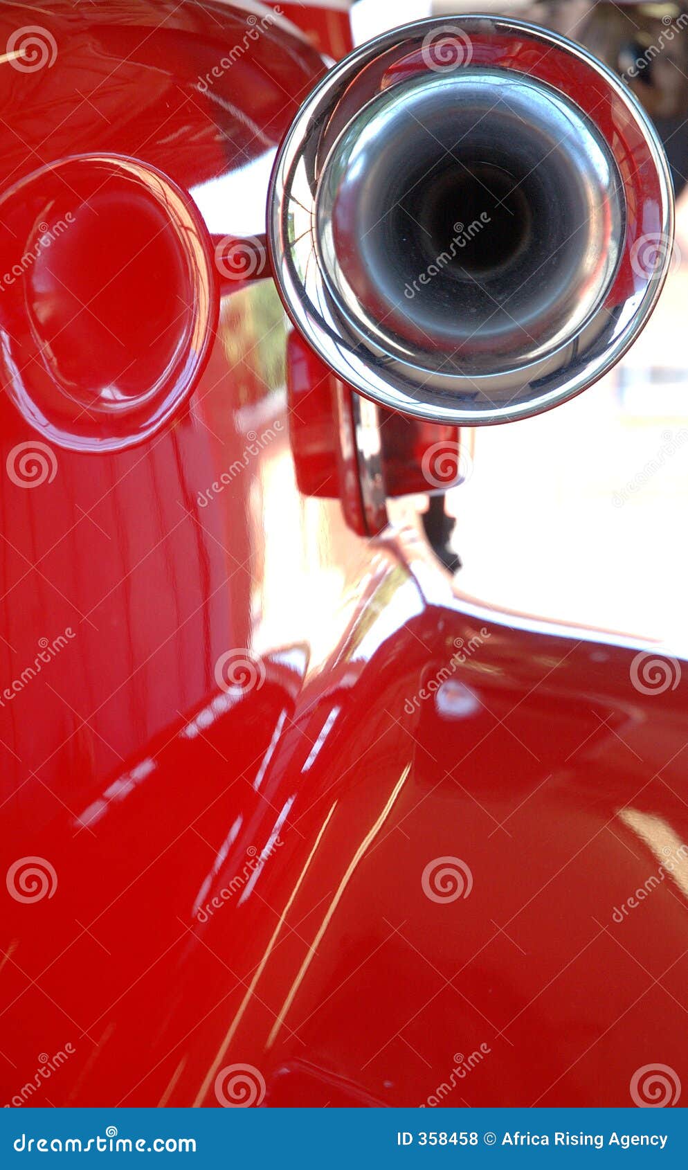 Red fire engine siren stock photo. Image of fire, accident - 358458