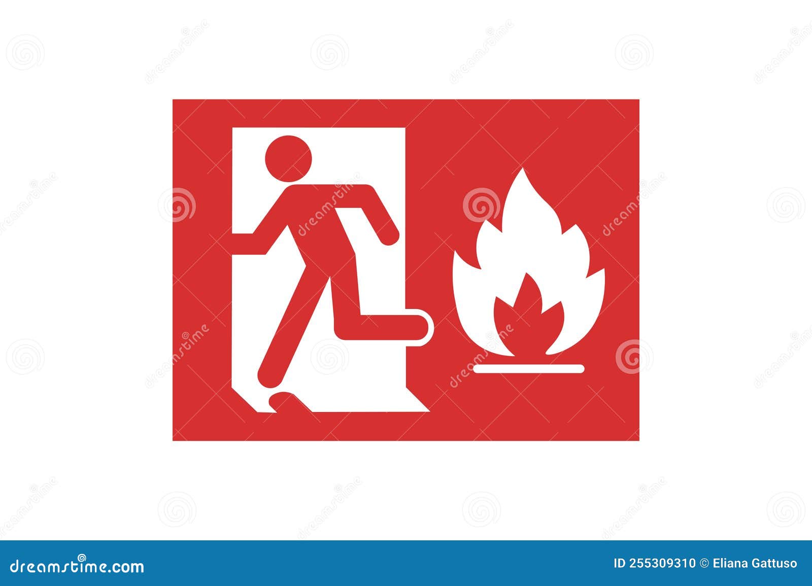 Red Fire Exit Icon. Concept of Emergency and Evacuation Stock Vector ... Red Fire Exit Icon. Concept of Emergency and Evacuation Stock Vector ...