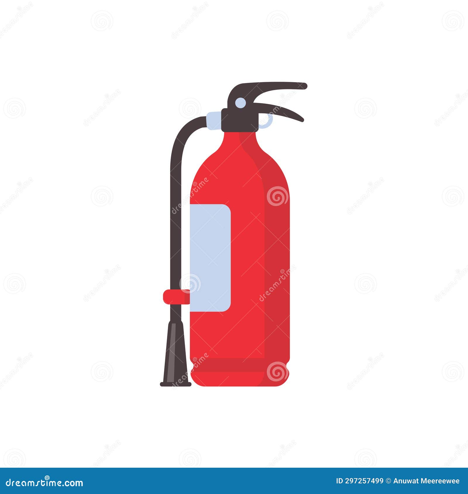 Red Fire Extinguisher for Suppressing Fire in Buildings Stock ...