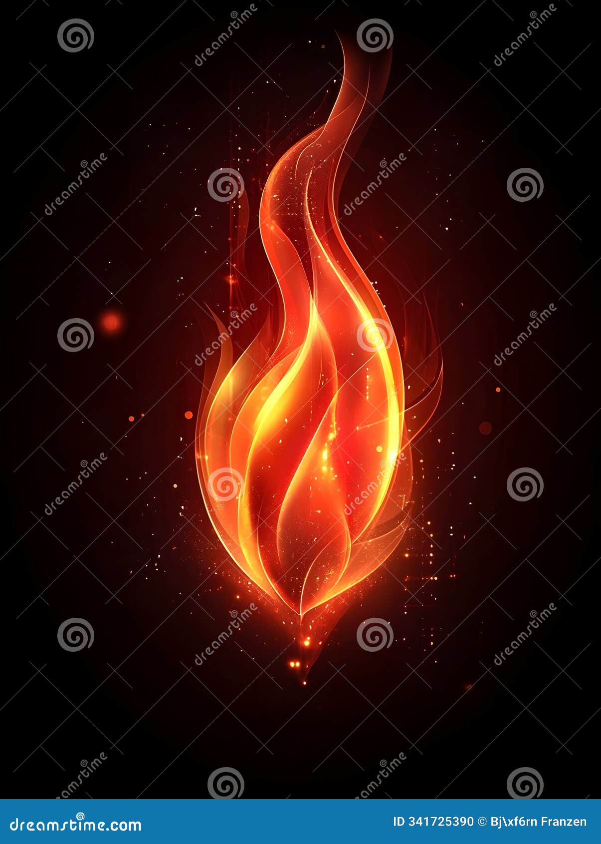 Red Fire Flame Burn Burning Logo Symbol Stock Illustration ...