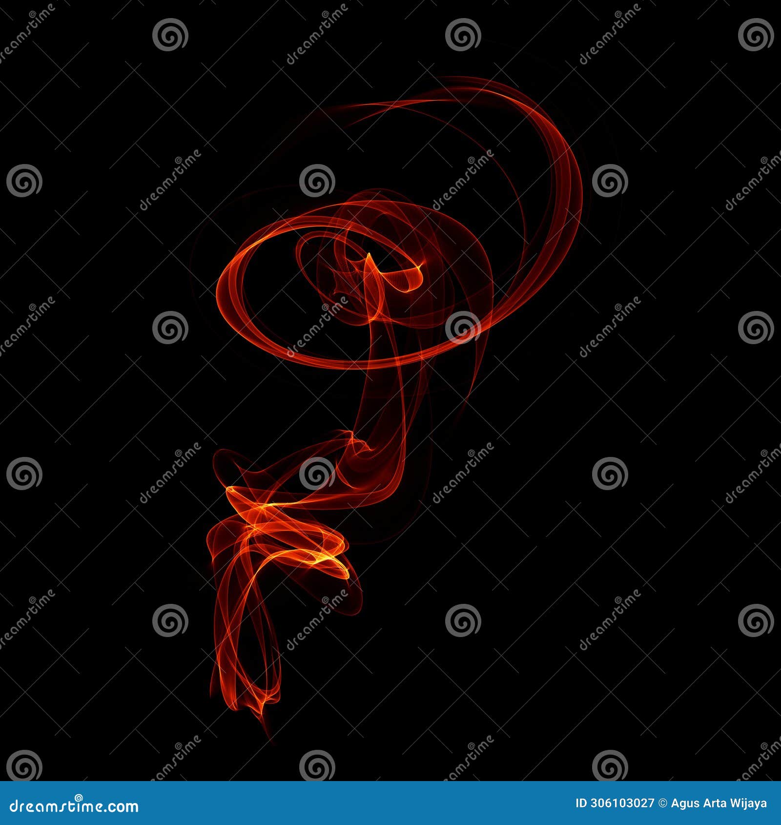 Red Fire Flame Element in Black Stock Image - Image of explosion ...
