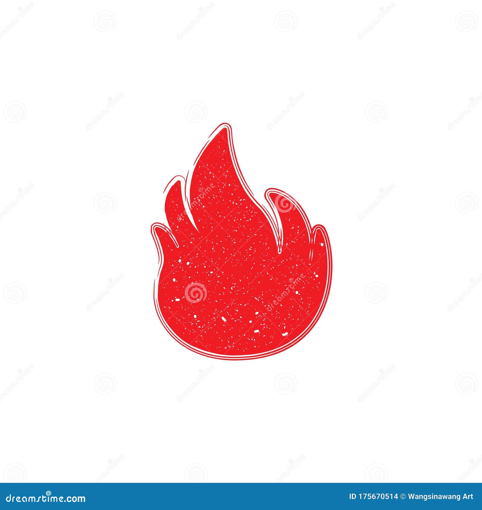 Red Fire Flame Logo Ideas. Inspiration Logo Design. Template Vector ...