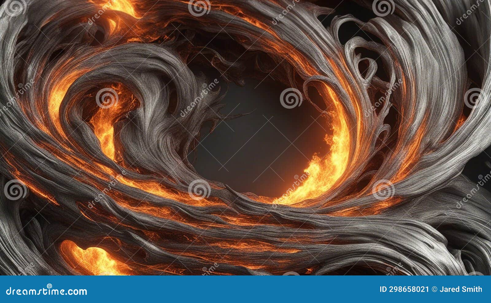 Red Fire Flames a Swirling Vortex of Flames and Ashes Stock ...