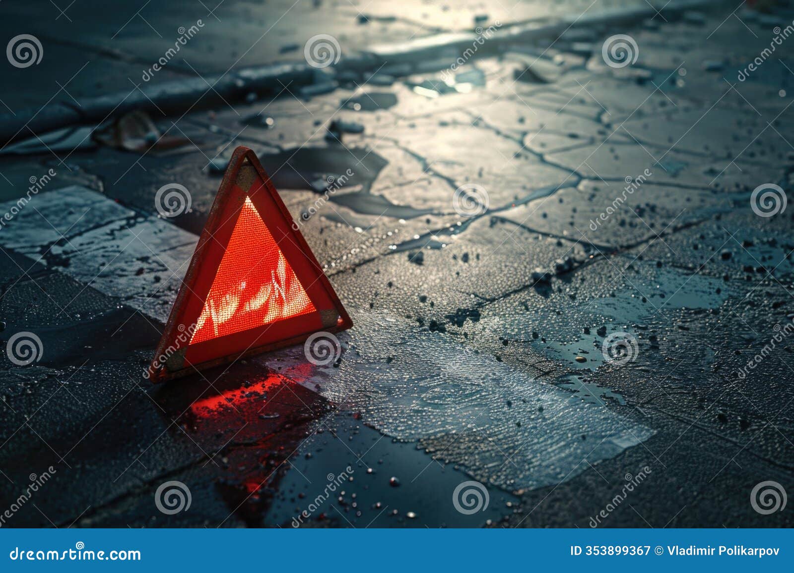 Red Fire Hazard Sign on the Side of a Road. Suitable for Safety and ...