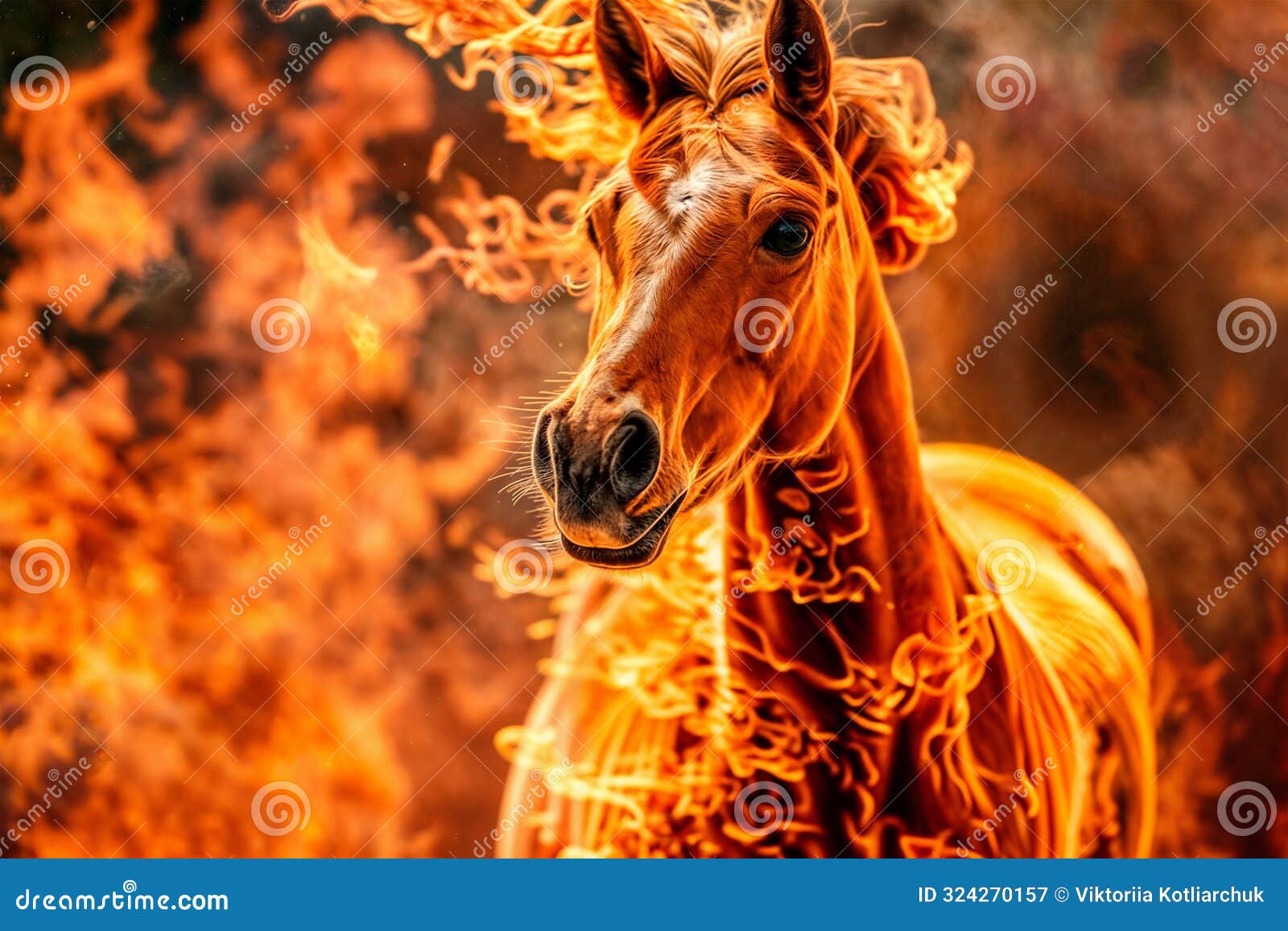 Red Fire Horse Symbol of 2026 According To the Eastern Calendar Stock ...