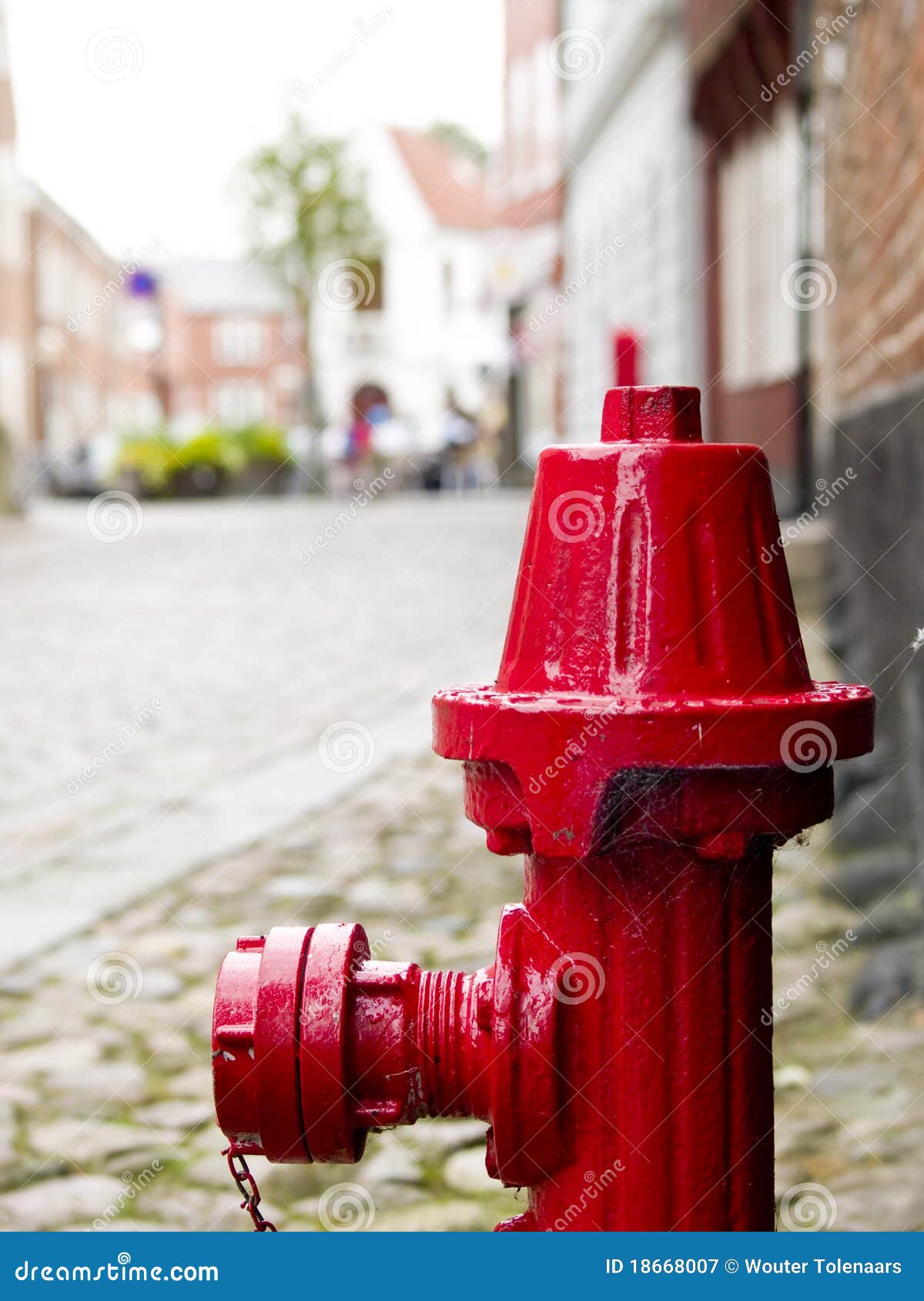 Red fire hydrant stock image. Image of street, emergency - 18668007