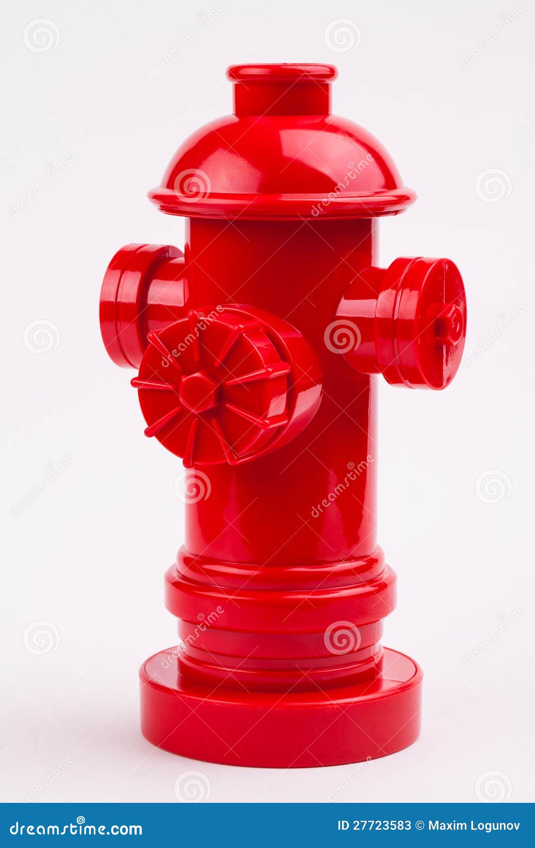 Red fire hydrant stock image. Image of warning, single - 27723583