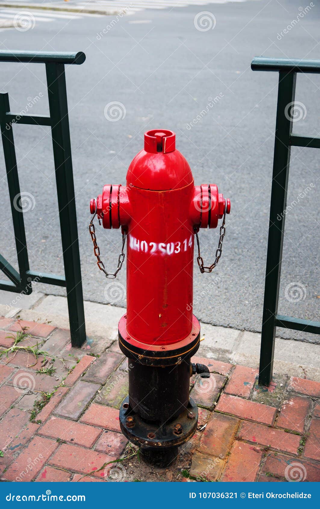 Red fire hydrant stock image. Image of fire, color, equipment - 107036321