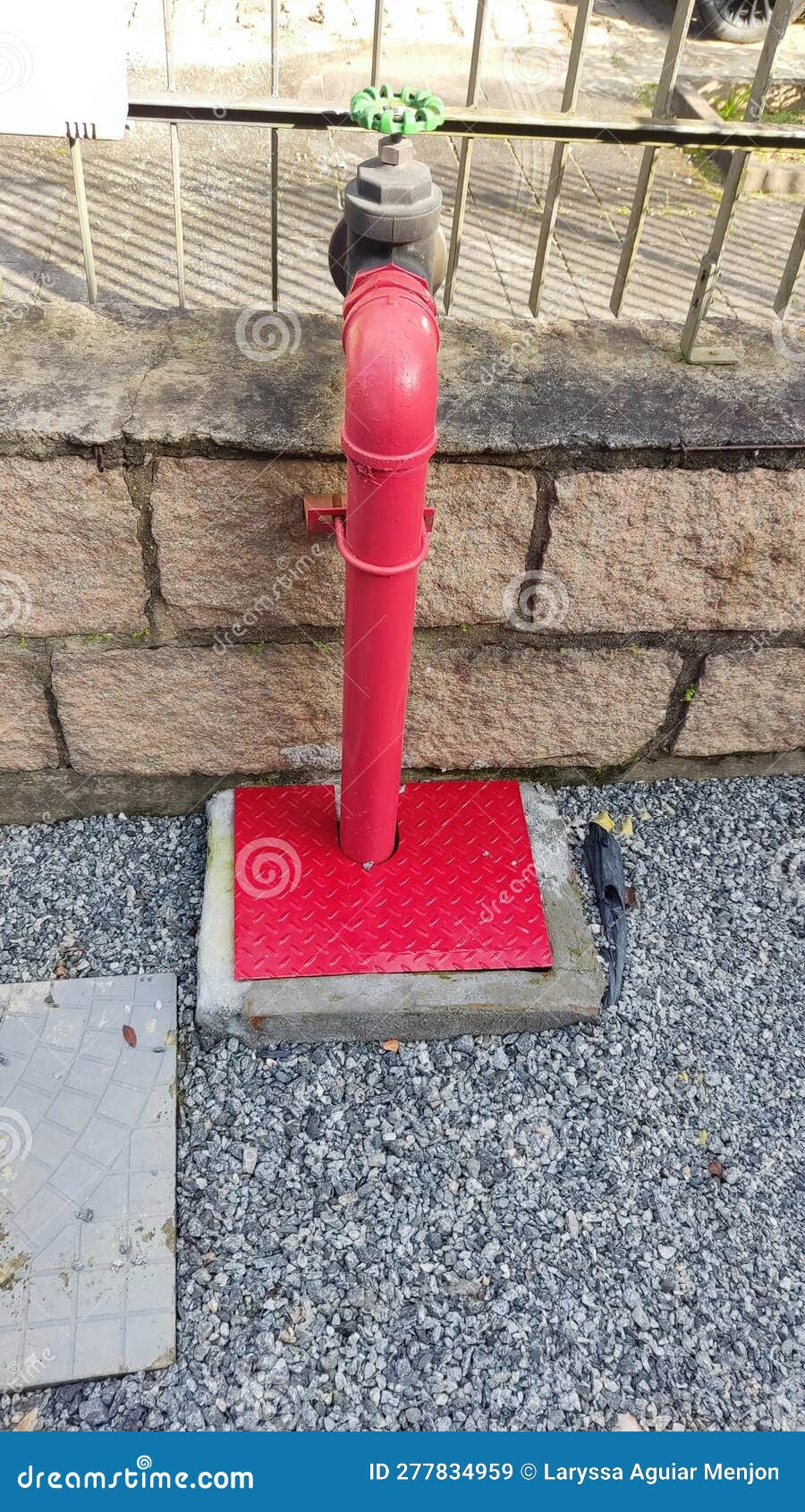 Red Fire Hydrant on a Street Stock Image - Image of fire, hydrant ...