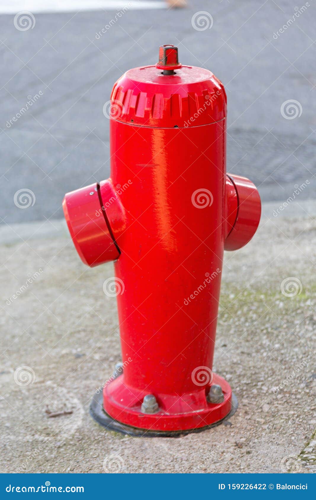 Red Fire Hydrant stock photo. Image of pressure, safety - 159226422