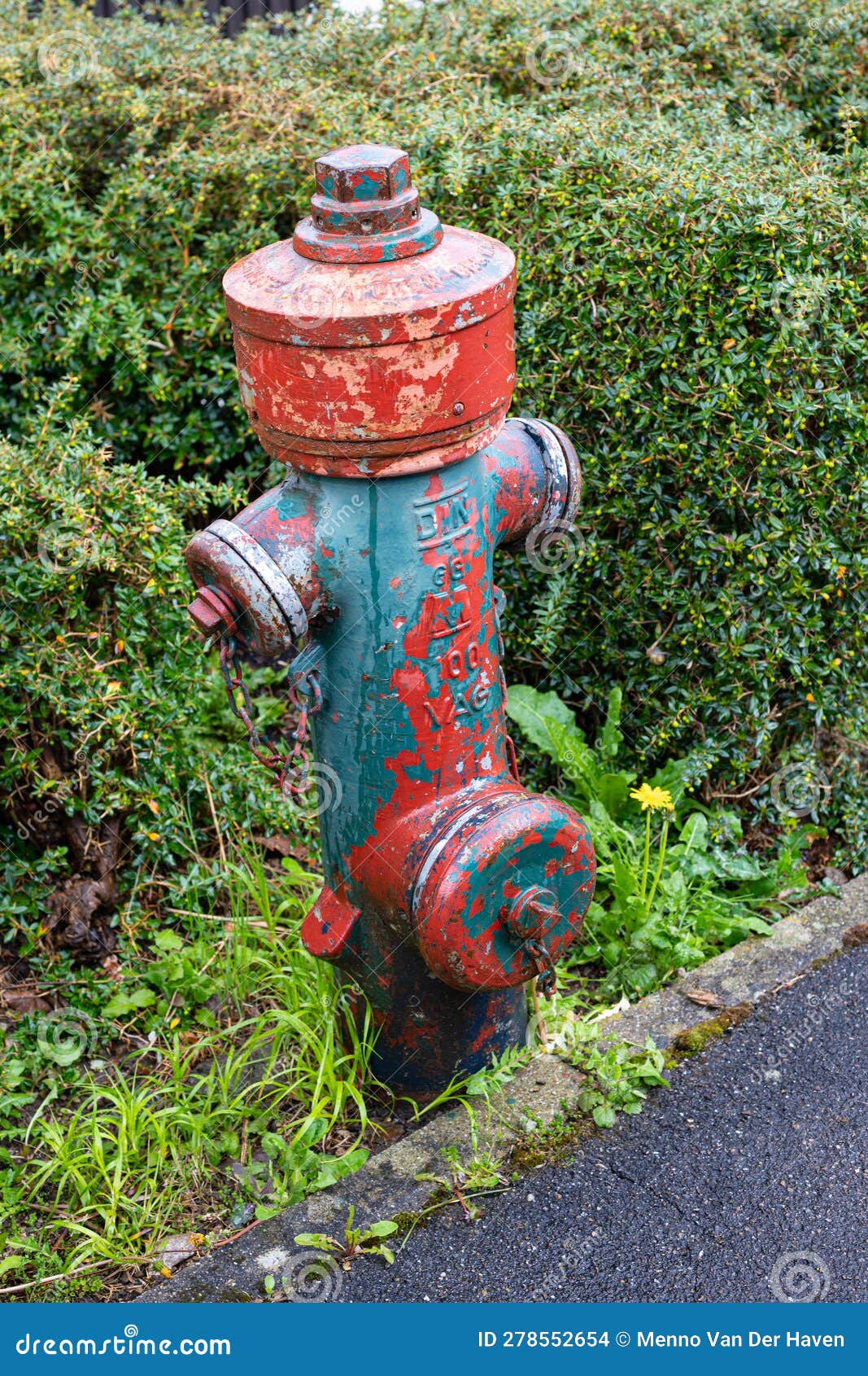 Fire Hydrant Along the Side of the Road Stock Photo - Image of steel ...