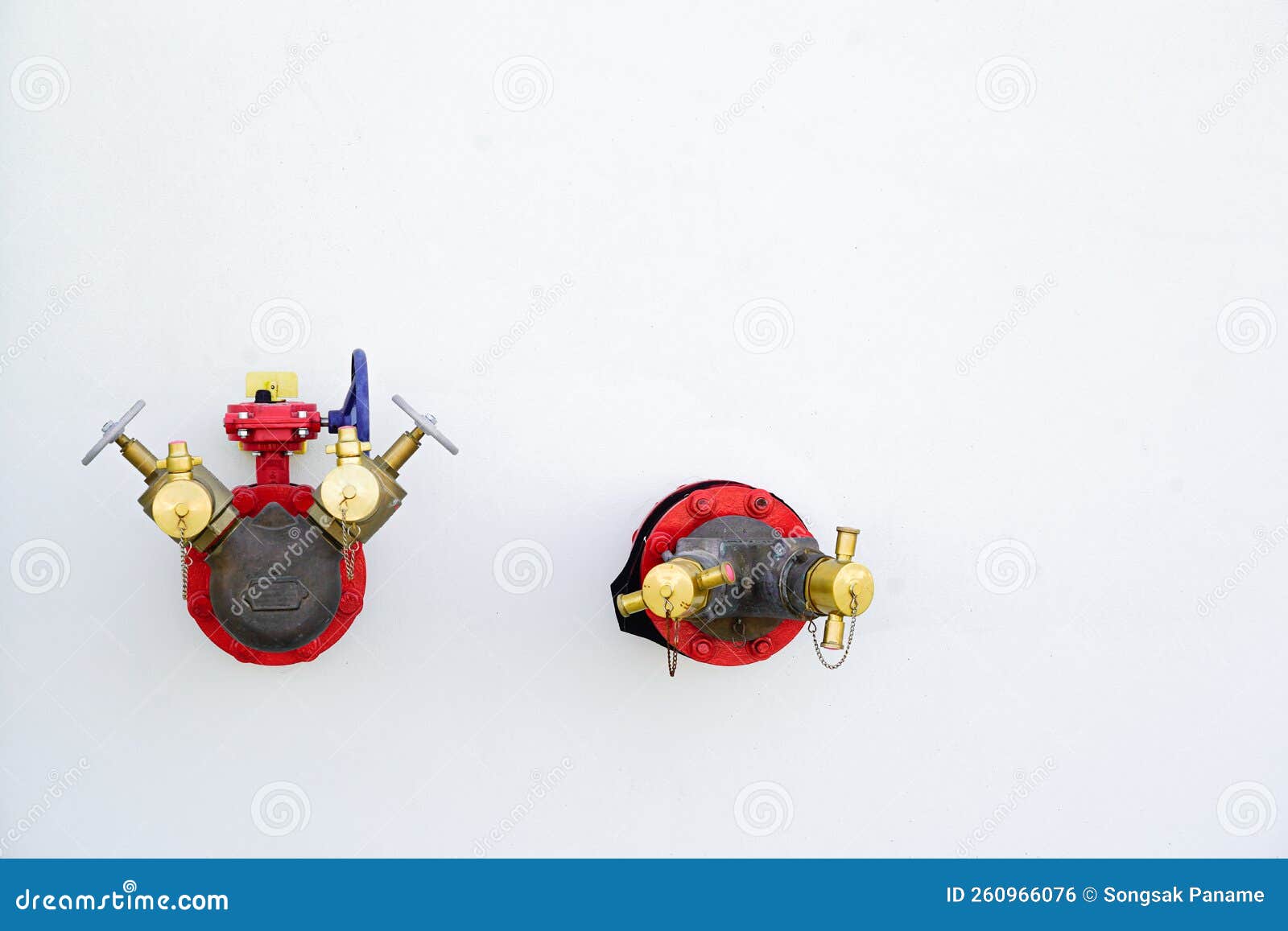 Red Fire Extinguishing System Stock Photo - Image of pump, equipment ...