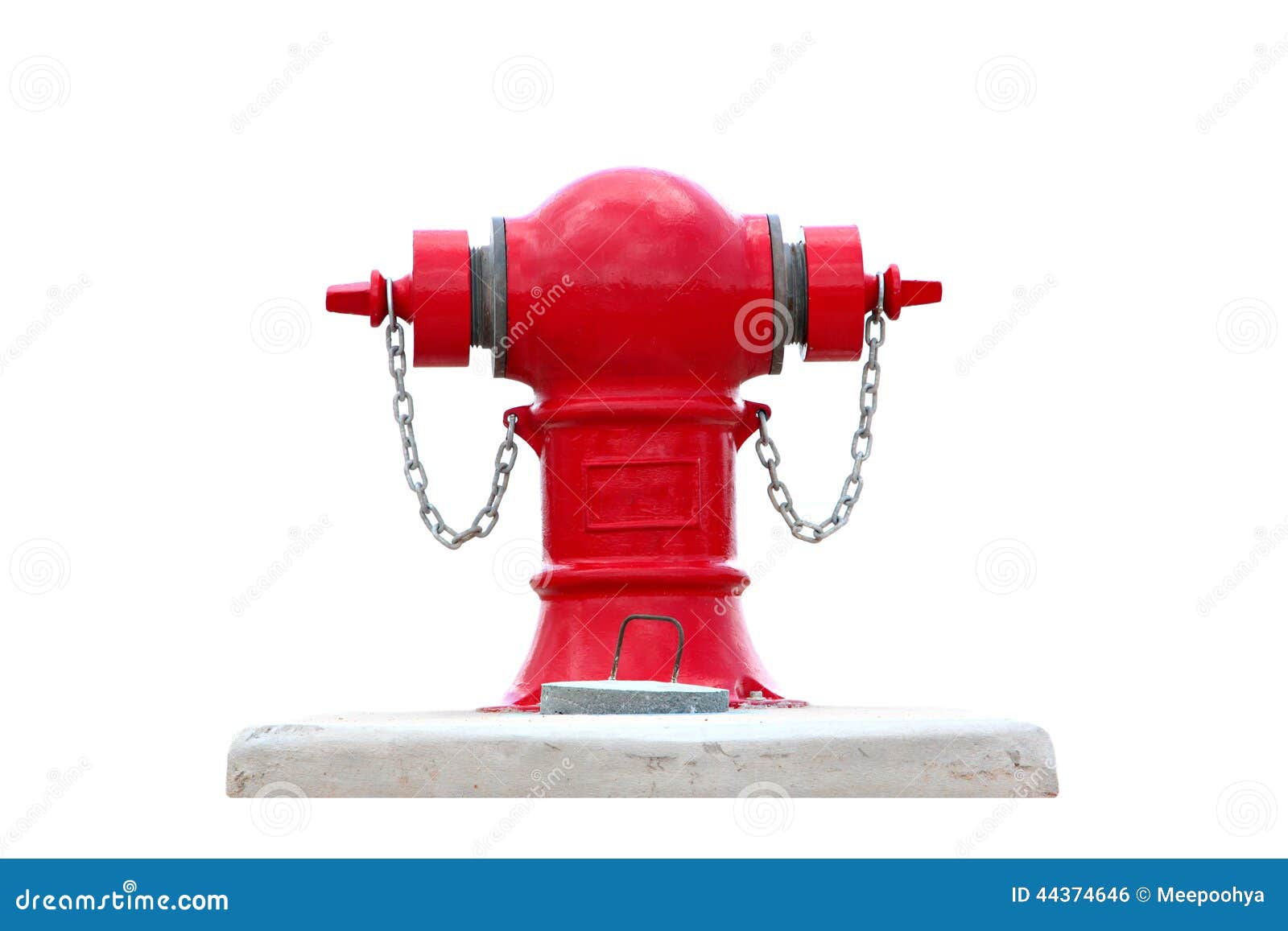 Red Fire Hydrant Water Isolated. Stock Photo - Image of equipment ...