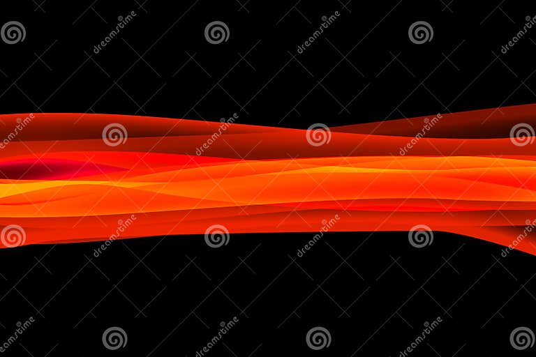 Red fire ribbons stock illustration. Illustration of flare - 1232165