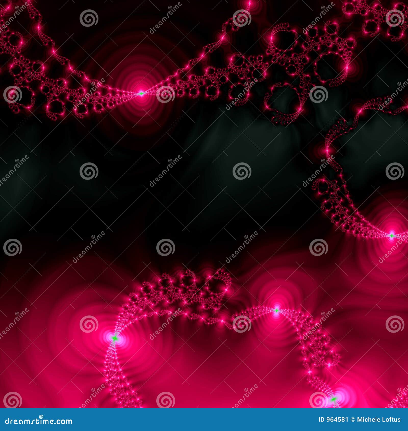 Red Fire in Space Abstract stock illustration. Illustration of fractal ...