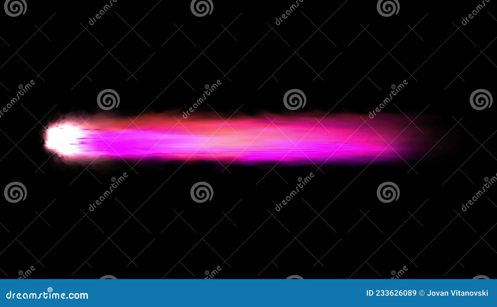 Red Fire Streaks Light on Black Background Stock Illustration ...