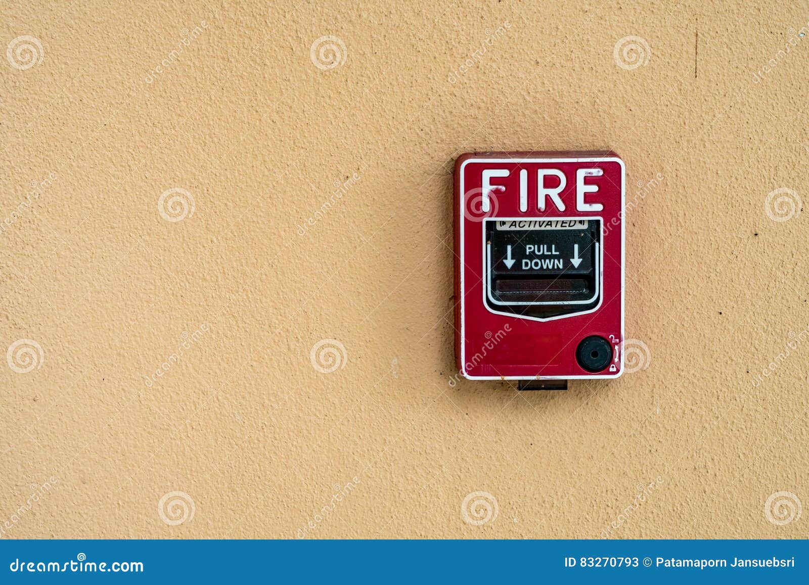 Red Fire switch stock image. Image of flame, safety, glass - 83270793