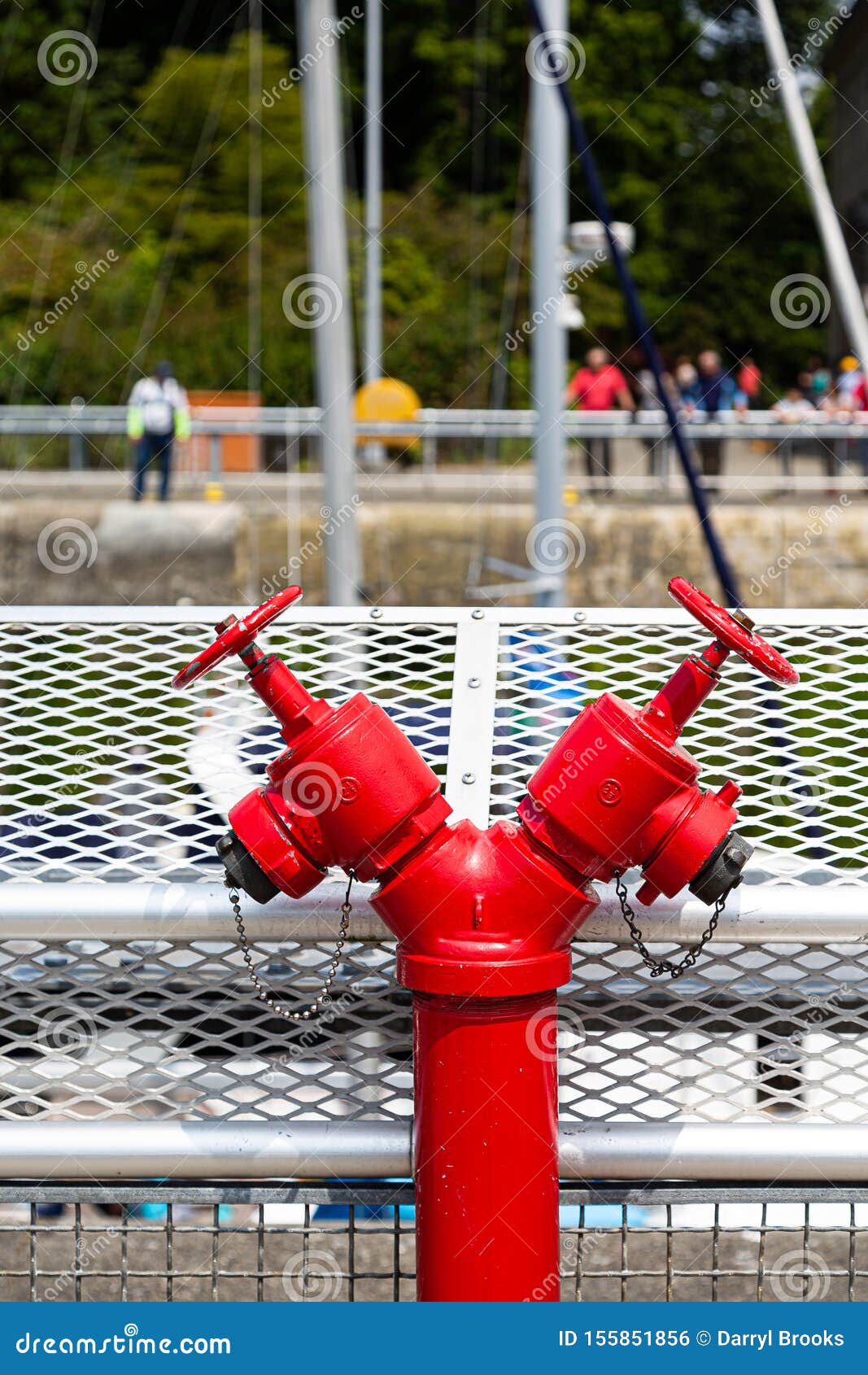 Red Fire Valve stock photo. Image of spillway, hiram - 155851856