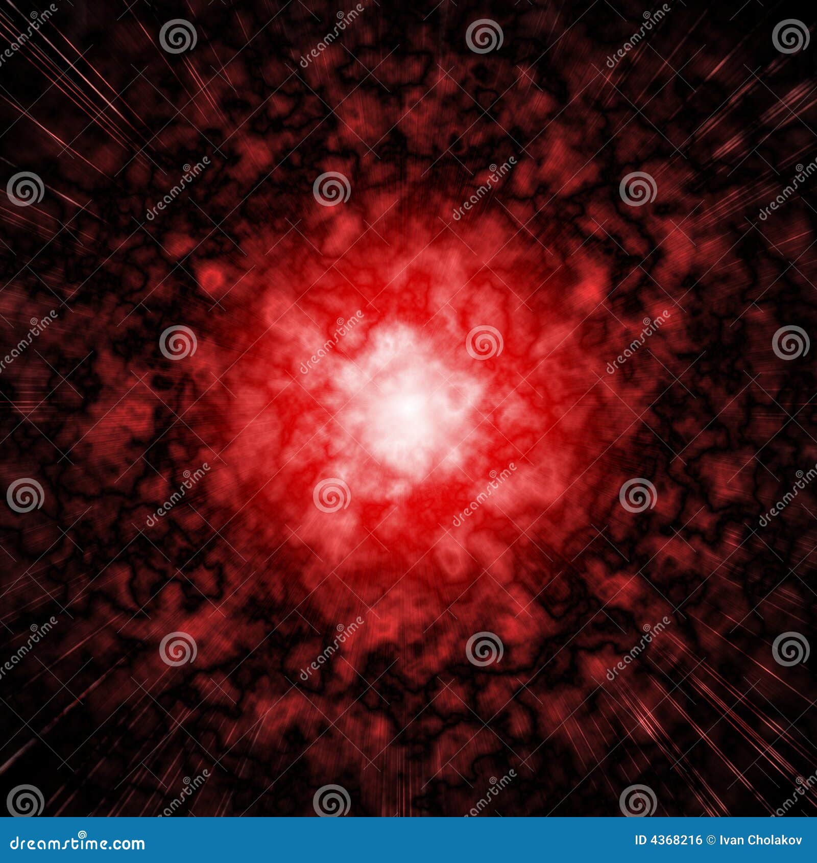 Red fireball stock illustration. Illustration of astronomy - 4368216