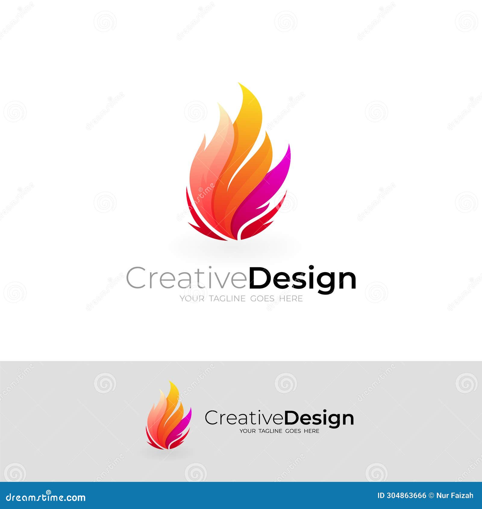 Red Fireball Icon, Burning Fire Logo, Simple Design Stock Vector ...