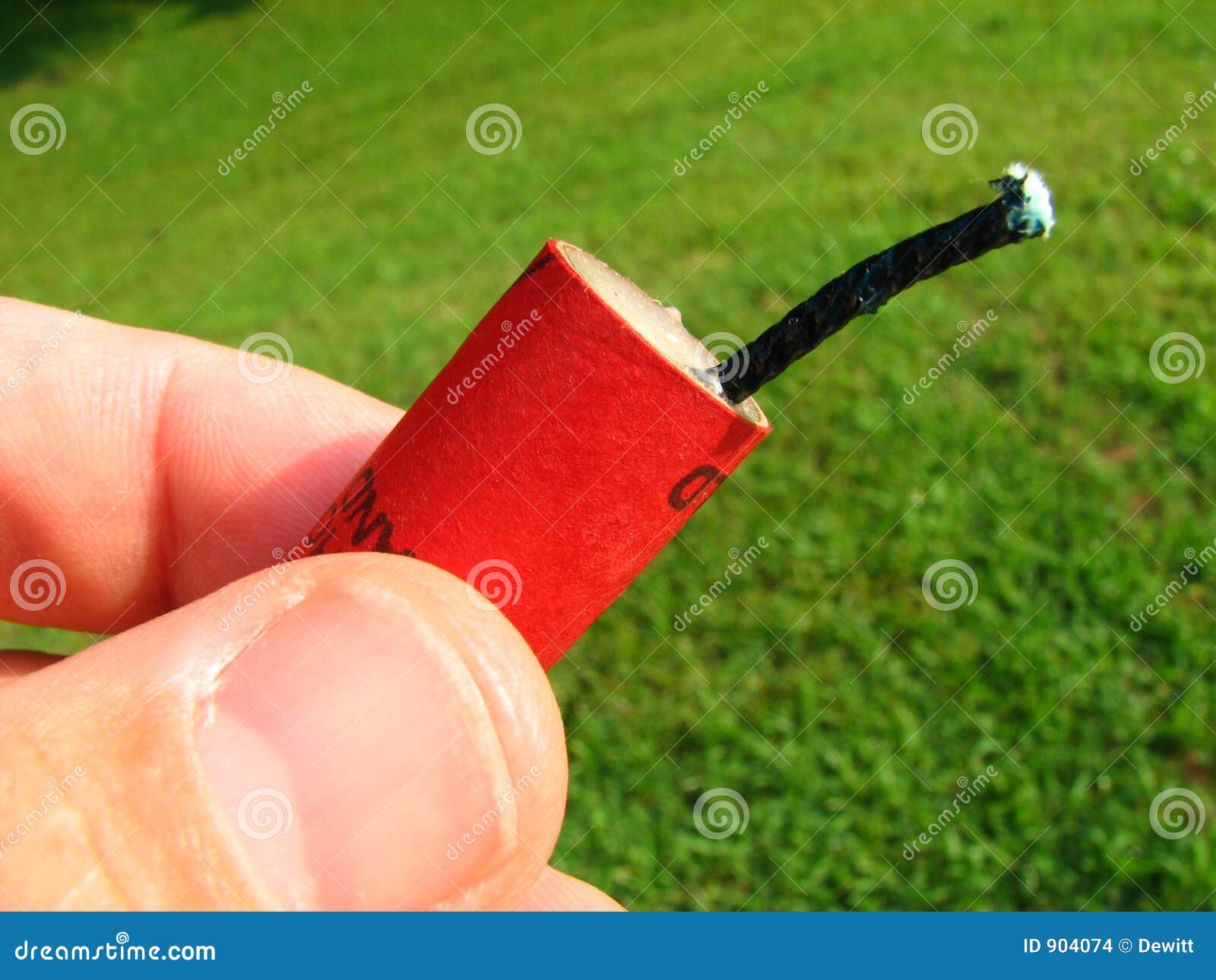 Red Firecracker stock photo. Image of patriotic, excitement - 904074