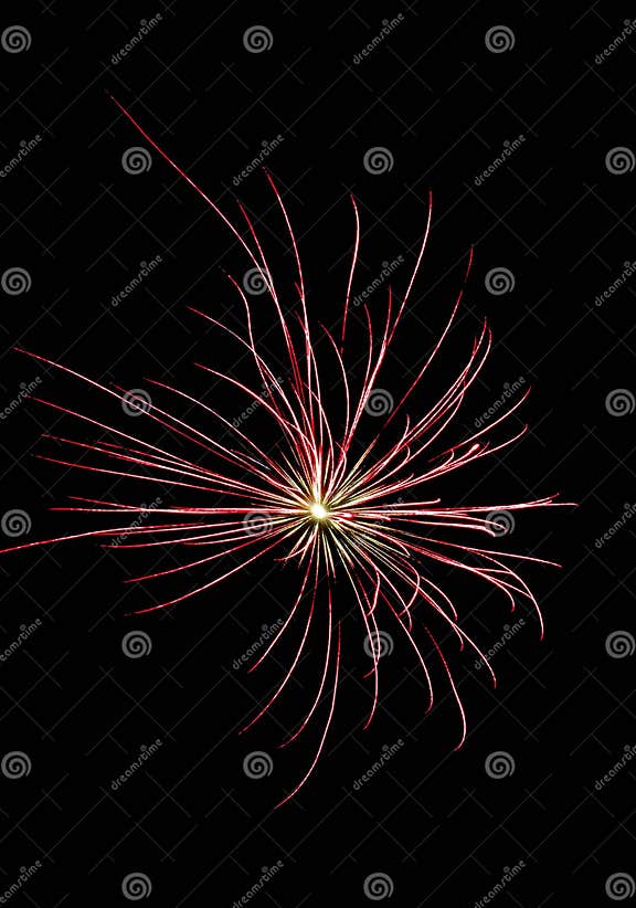 Red firework explosion stock image. Image of city, celebrate - 75995953