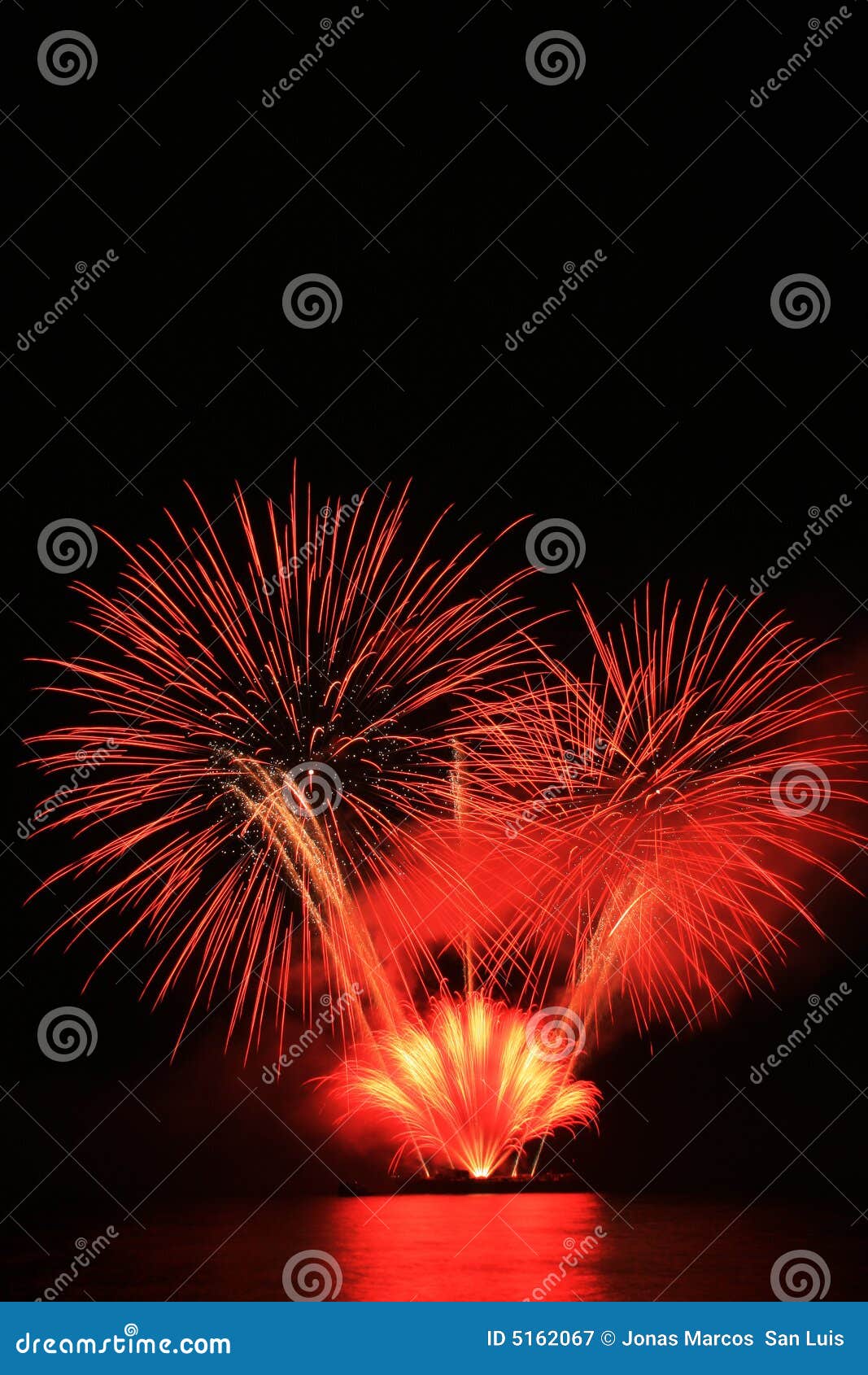 Red fireworks stock image. Image of festival, glowing - 5162067