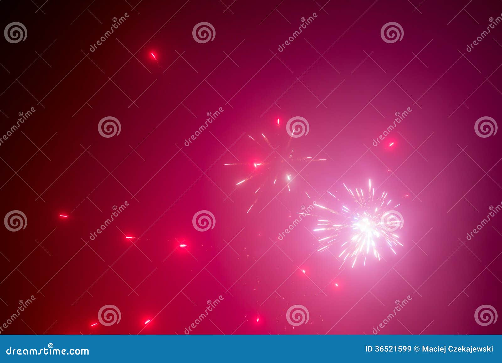Red Fireworks Abstract Background Stock Image - Image of event, burst ...