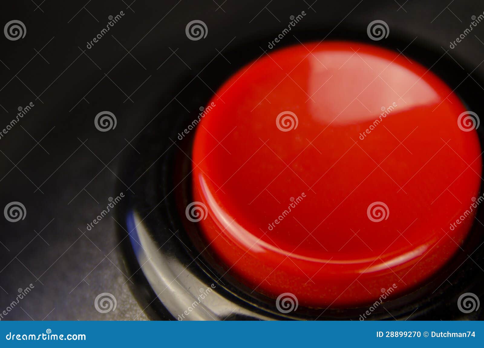 Red firing button stock photo. Image of closeup, games - 28899270