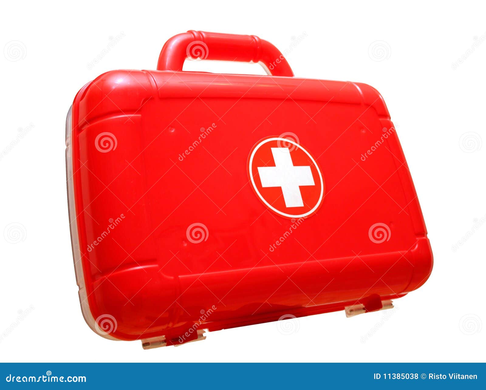 Red first aid kit bag stock photo. Image of precaution - 11385038