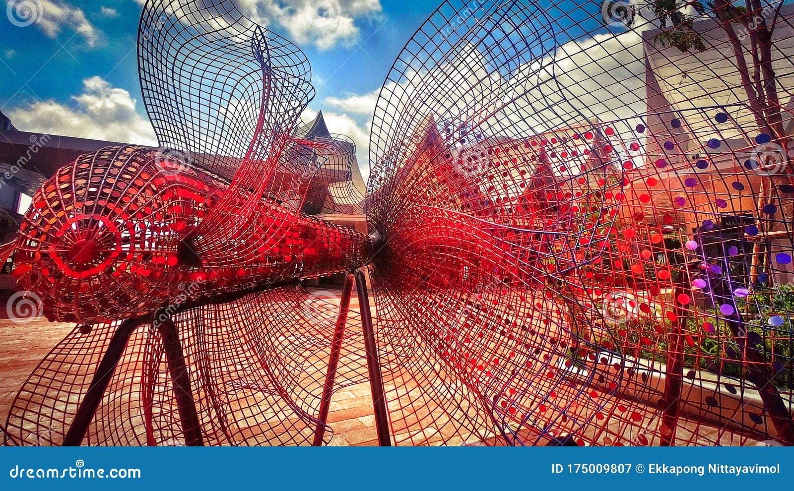 Red Fish Architecture Design Editorial Photography - Image of ...