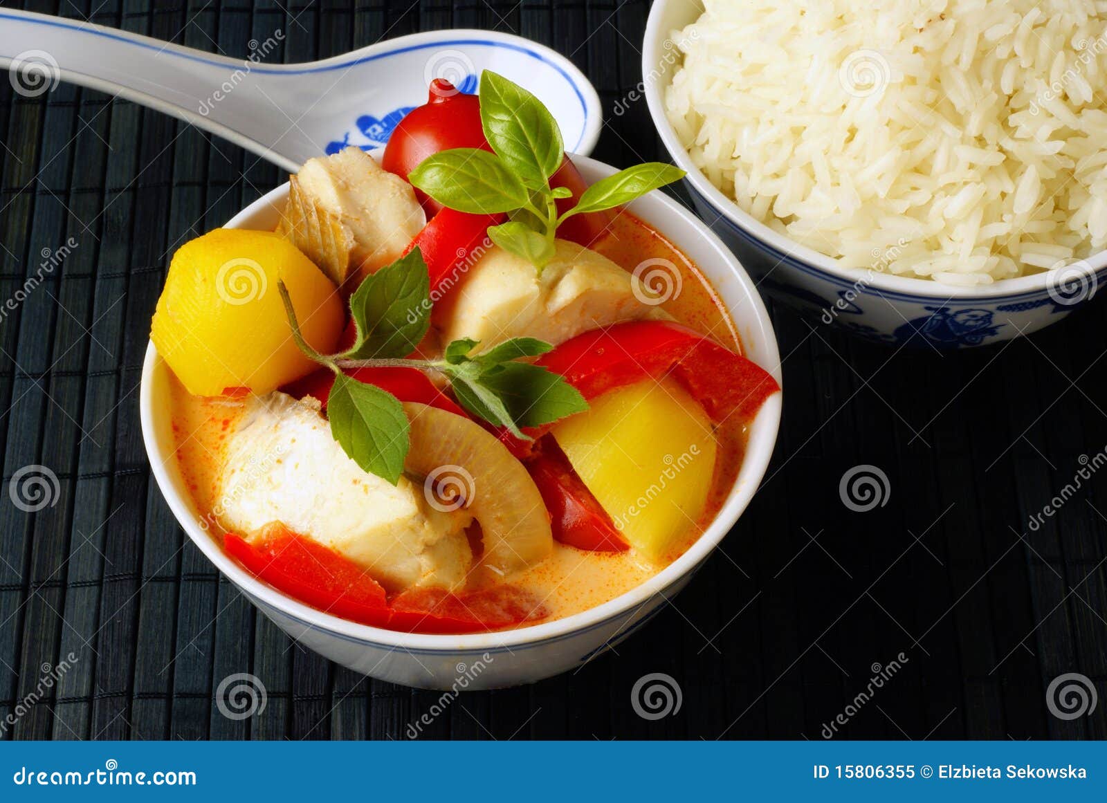 Red fish curry stock image. Image of spicy, mint, shot - 15806355