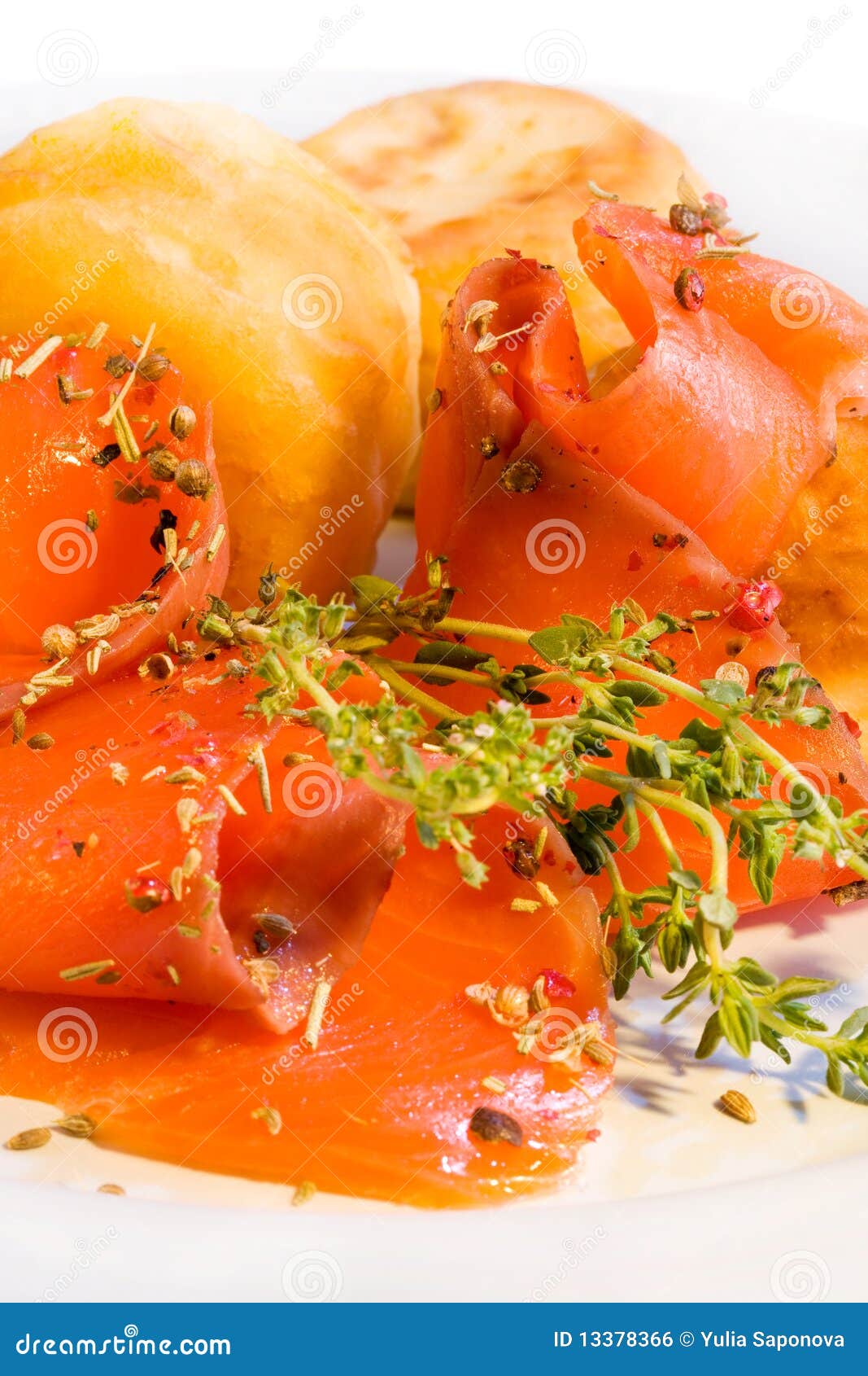 Red fish and doughnut stock photo. Image of donut, cuisine - 13378366