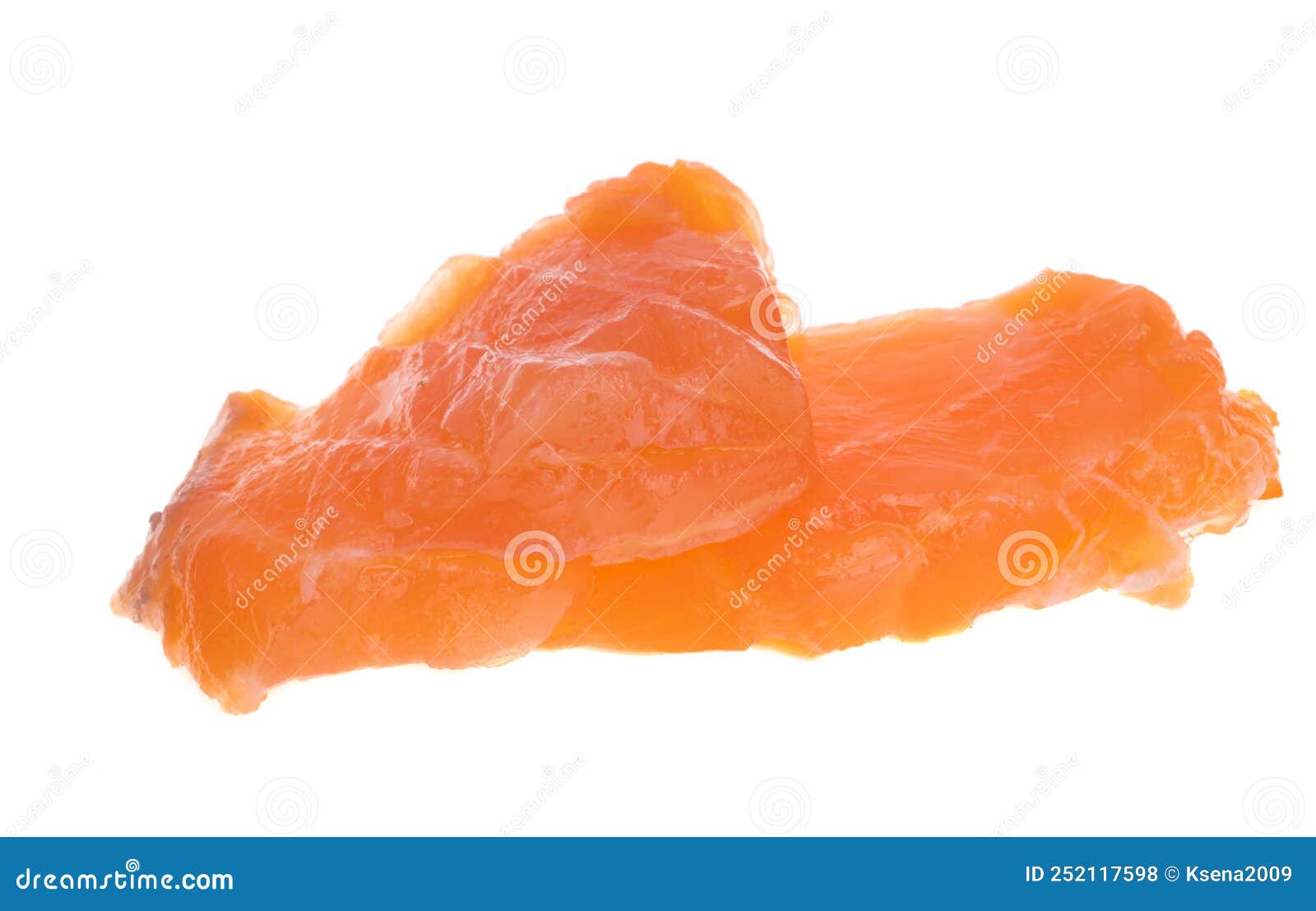 Red fish fillet isolated stock photo. Image of dinner - 252117598
