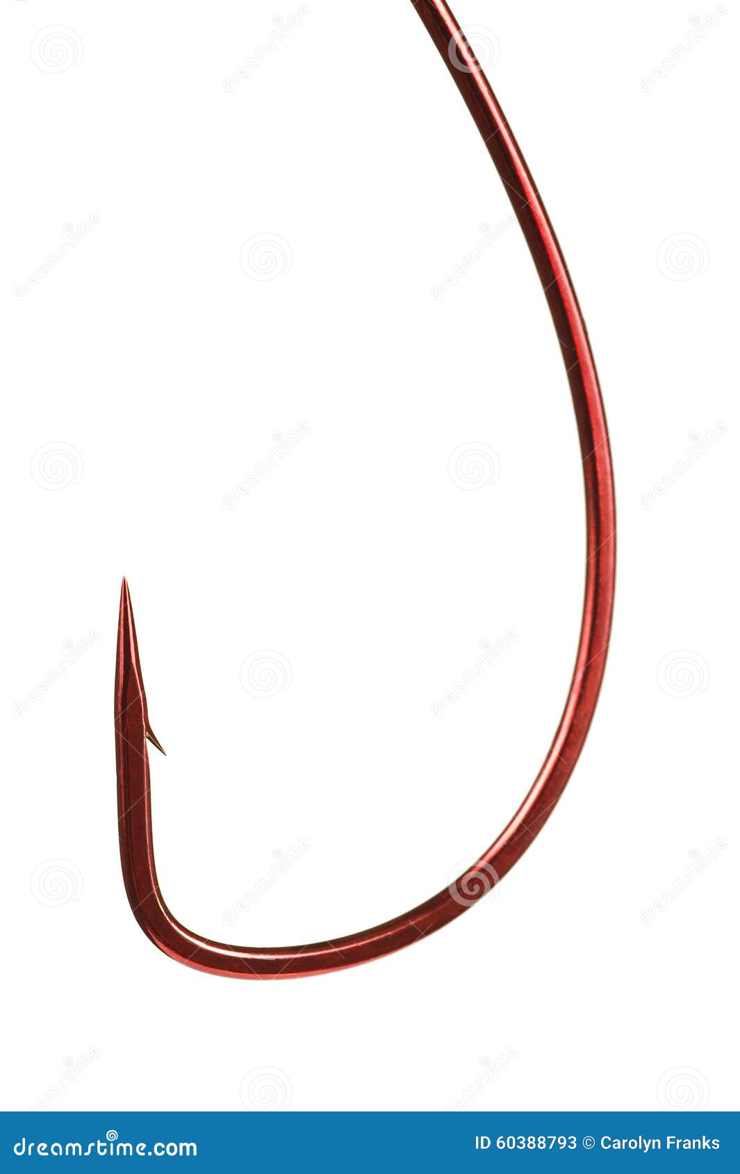 Red Fish Hook stock image. Image of view, side, ideas - 60388793