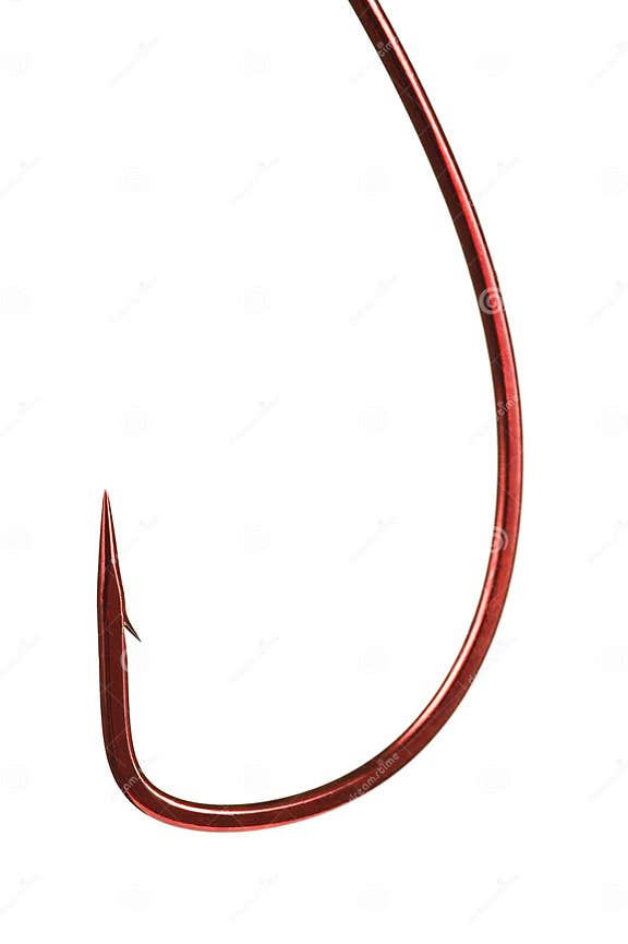 Red Fish Hook stock image. Image of view, side, ideas - 60388793