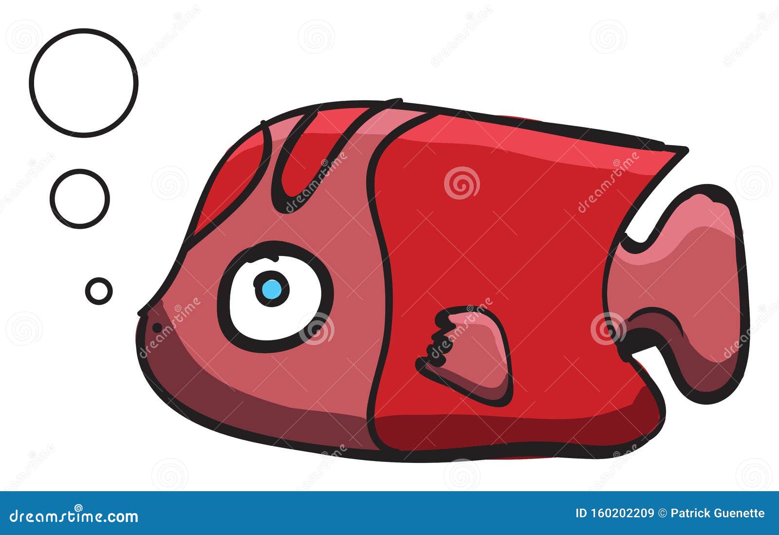 Red Fish, Illustration, Vector Stock Vector - Illustration of drawing ...