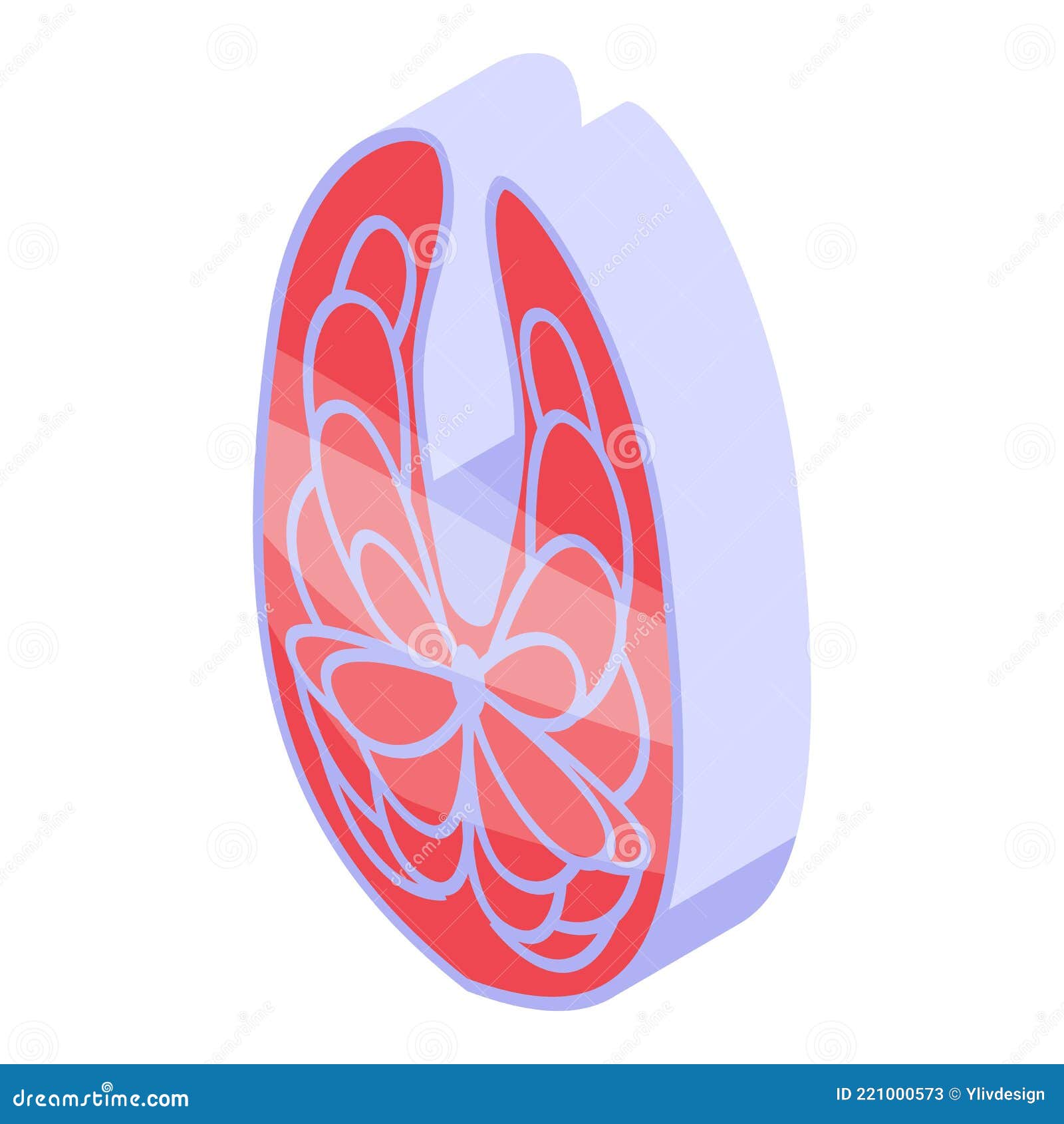 Fish With Protein, Vitamin B12, Niacin Or B3 And Minerals Vector ...